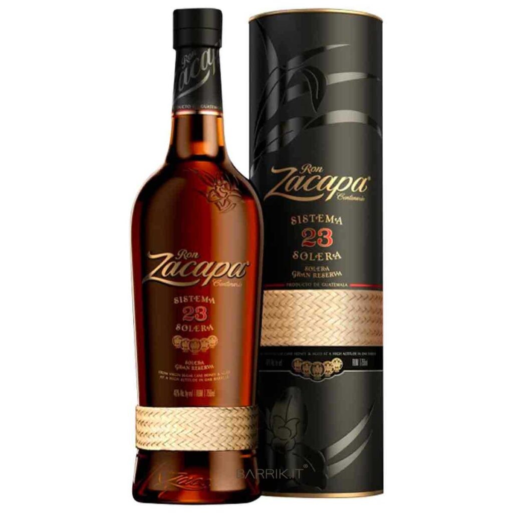 Rum Zacapa 23 Anni Solera Gran Reserva – Barrik – Wine Shop | Antica ...