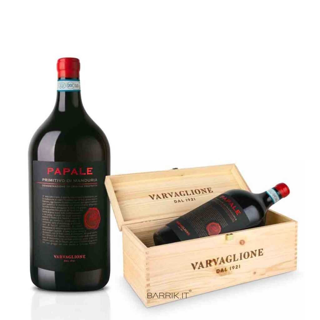 Primitivo di Manduria Papale Rosso Magnum 3 LT Varvaglione – Barrik ...
